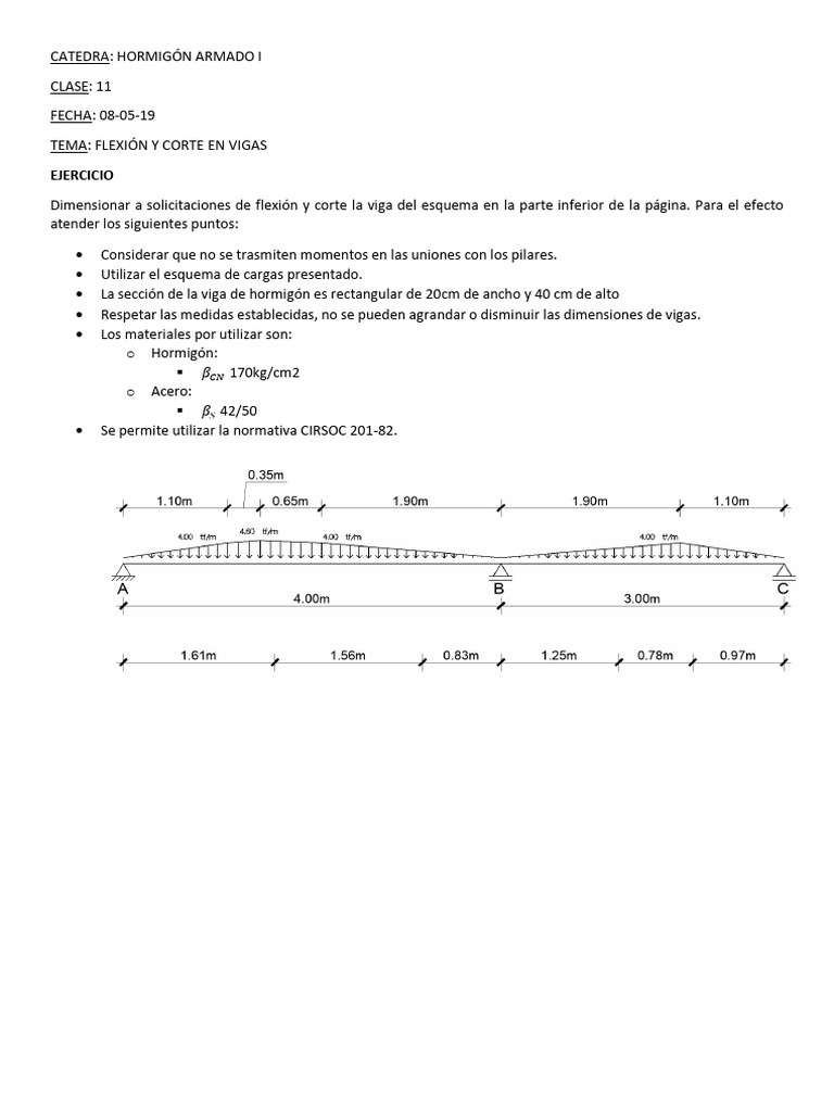 H°A°I - 04 - FLEXIÓN Y CORTE - ANCLAJE MÍNIMO DE ARMADURAS | PDF | Concreto reforzado | Viga ...