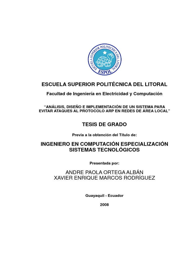 Escuela Superior Politécnica Del Litoral: Andre Paola Ortega Albán ...