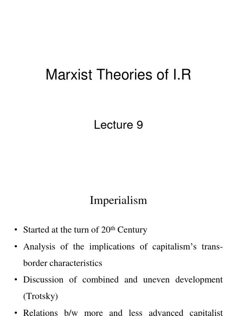 Lec 9 (theories) | PDF