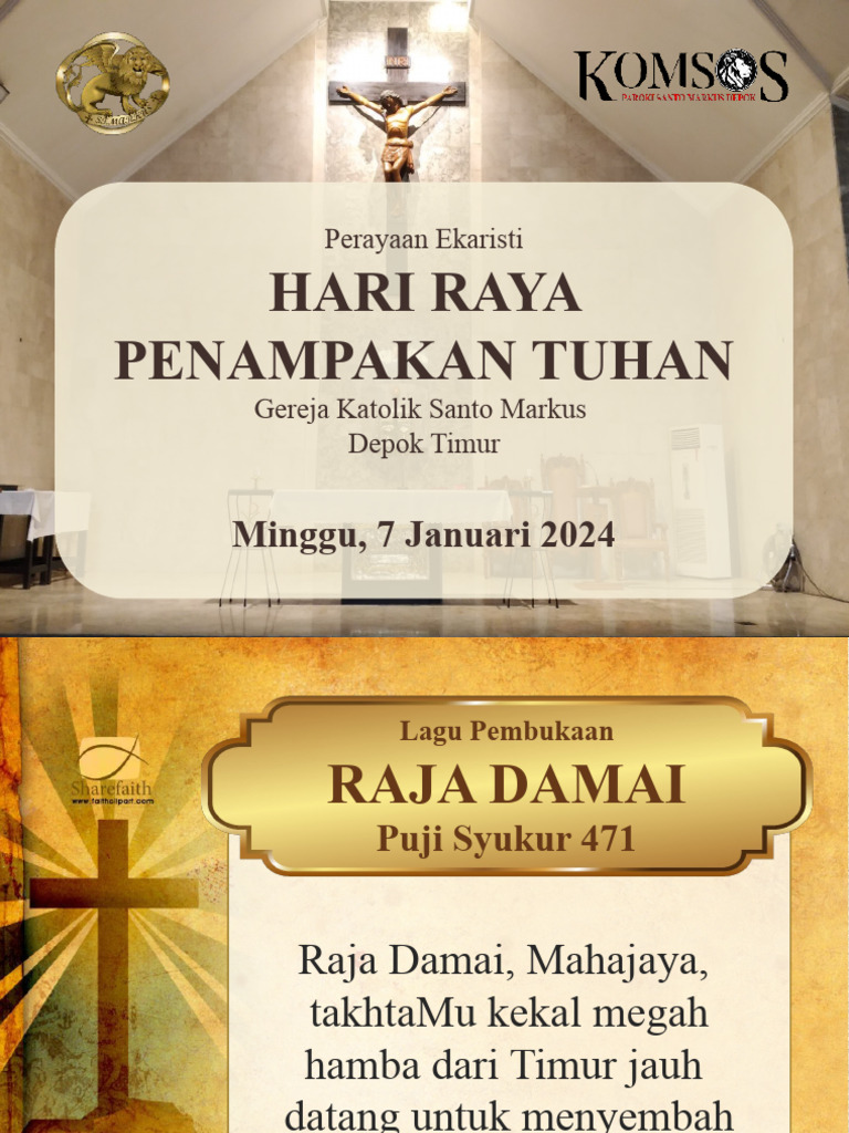 MISA Minggu, 7 Januari 2024 | PDF