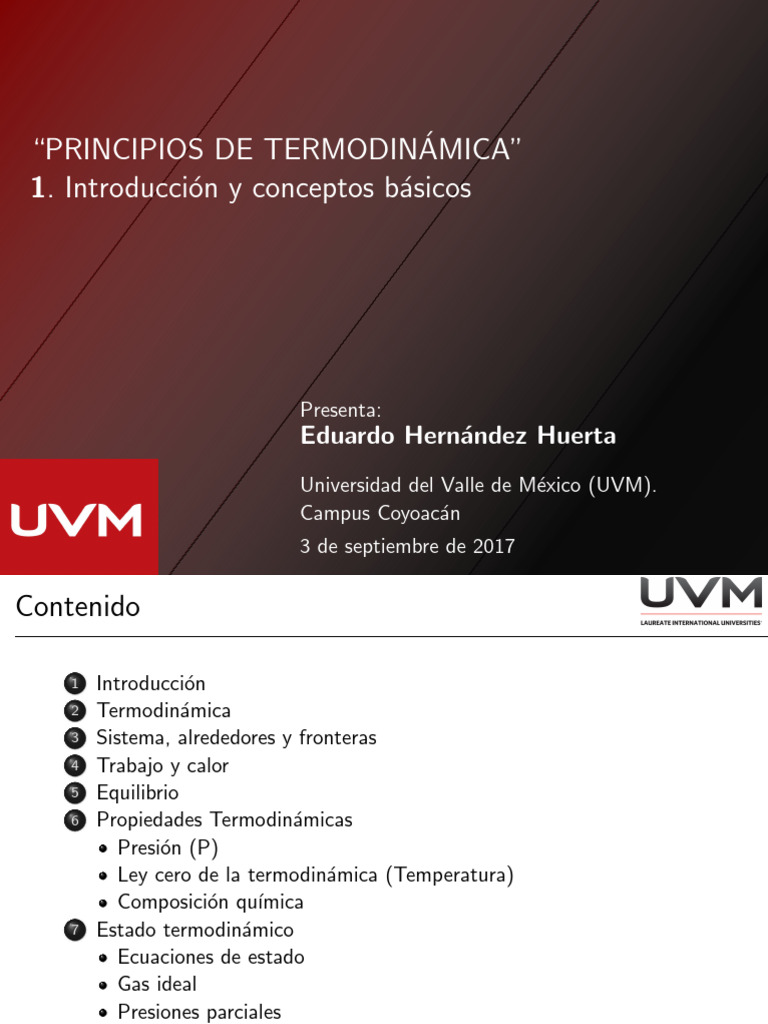 1 Introduccion Termodinamica | PDF