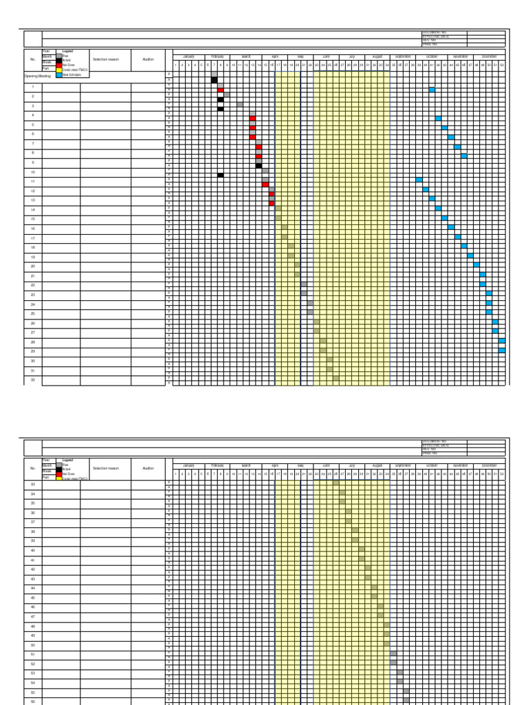 INTERNAL AUDIT PLAN sample | PDF