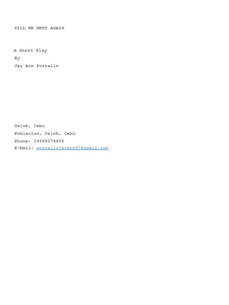 Script Writing Ann | PDF