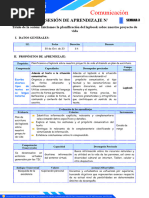 3°-4°-5° Sesión de Aprendizaje 1-Sem.1-El Peru Lee | PDF