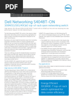 Dell S3248T-ON Switch Spec Sheet | PDF | Network Switch | Usb