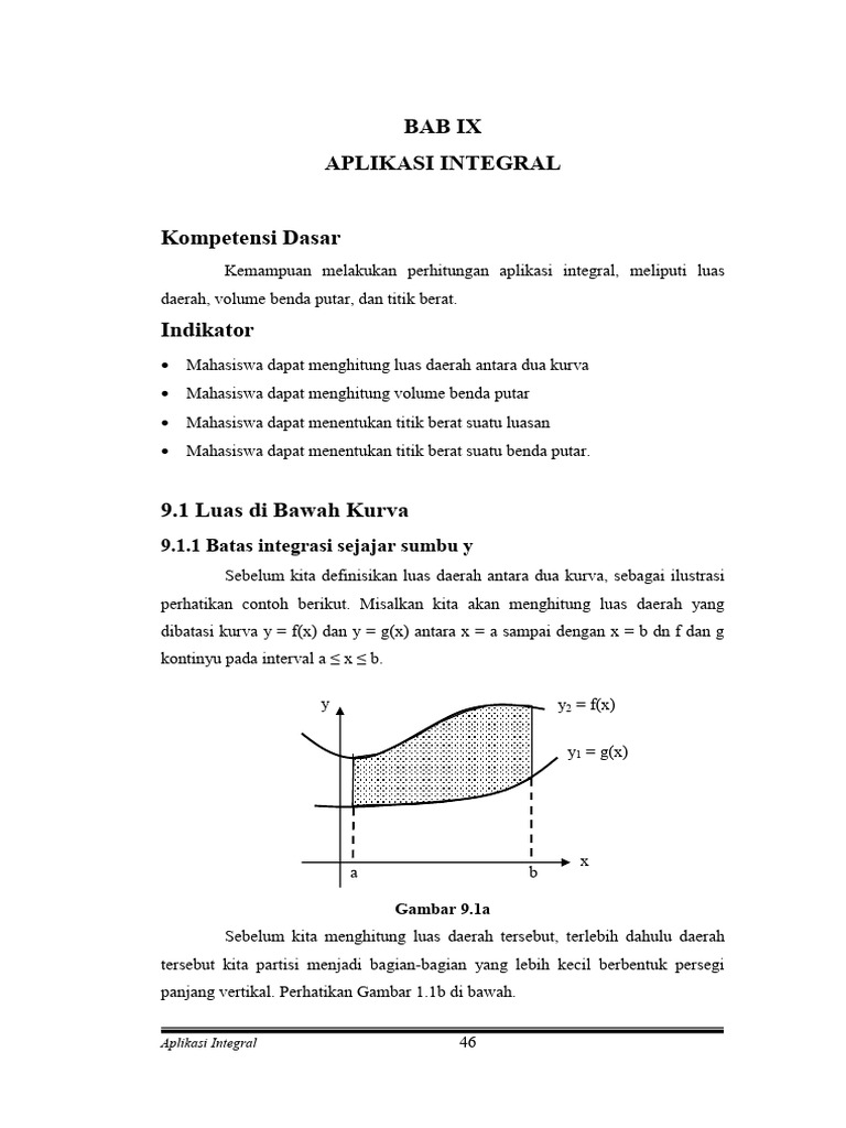 Aplikasi Integral | PDF