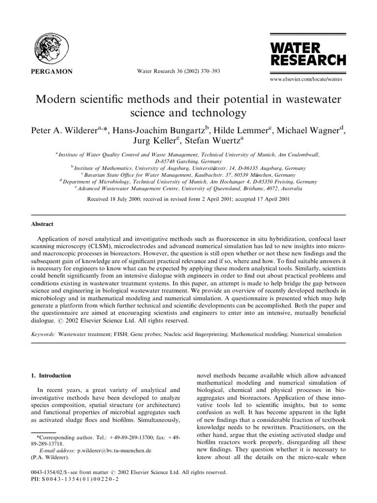 Modern Scientific Methods and Their Pote | PDF | Science & Mathematics ...