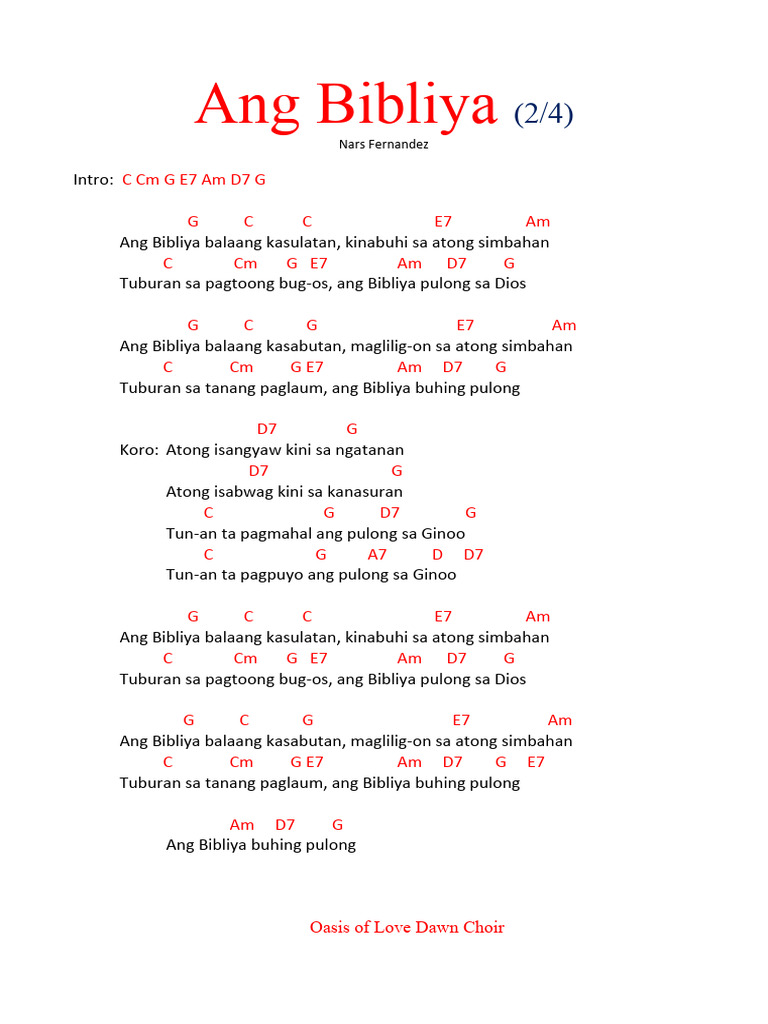 Ang Bibliya | PDF