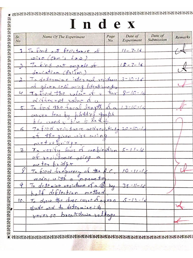 Class 12 Physics Practical File | PDF Class 12 Physics Practical File | PDF