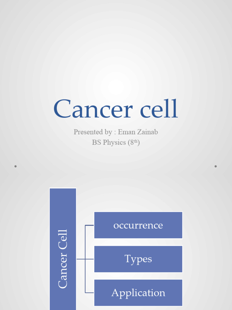Cancer Cell Presentation Main | PDF