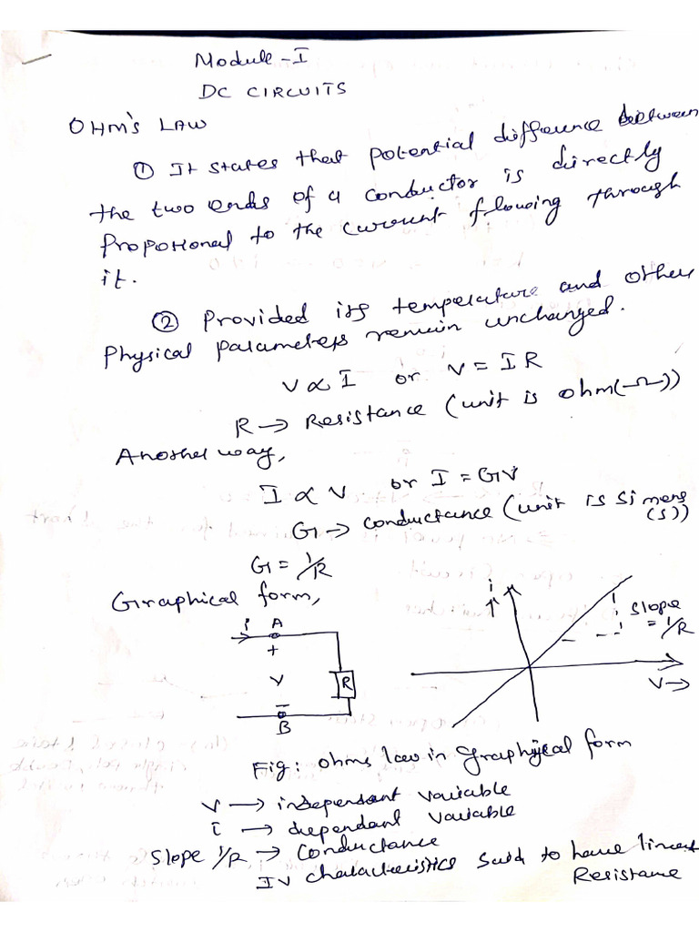 Module-1 Handwritten Notes | PDF