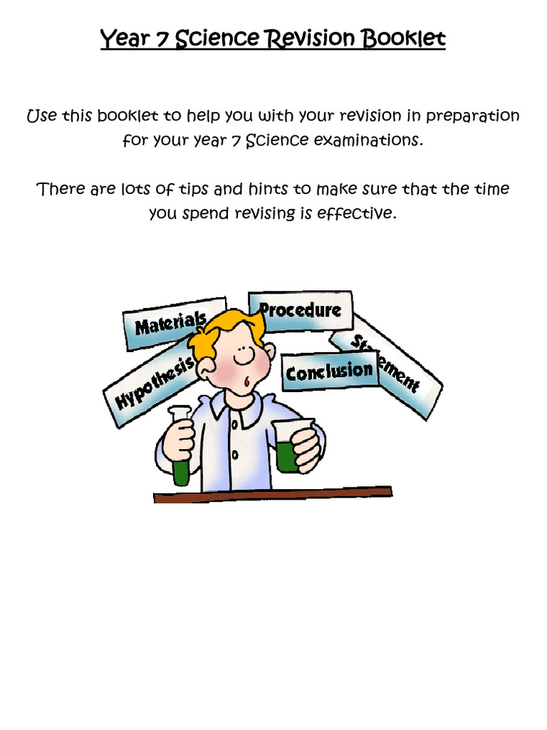 Year 7 Science Revision Booklet | PDF