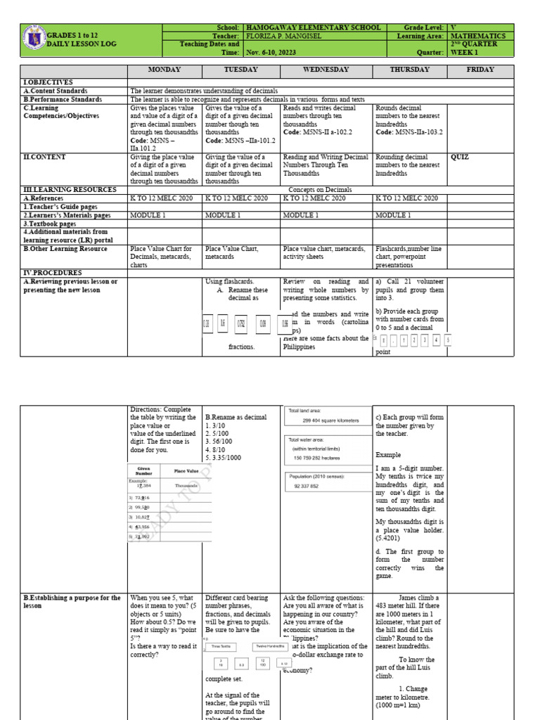 Decimals in Daily Life Applications | PDF