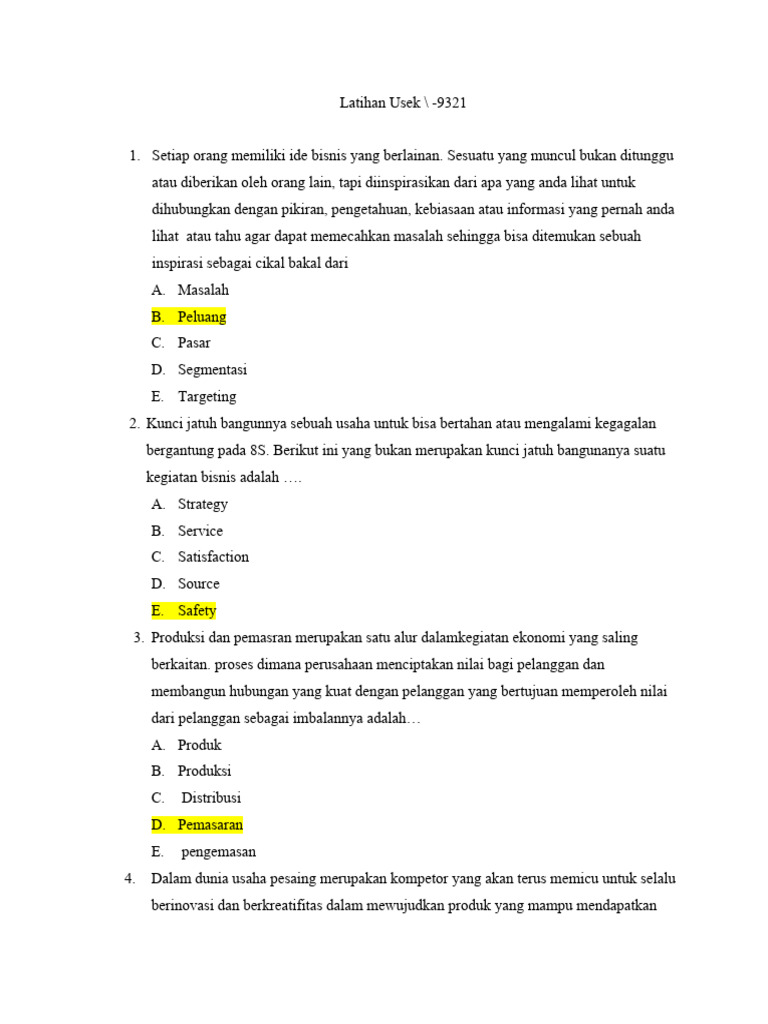 Lat 3 | PDF | Bisnis | Seni