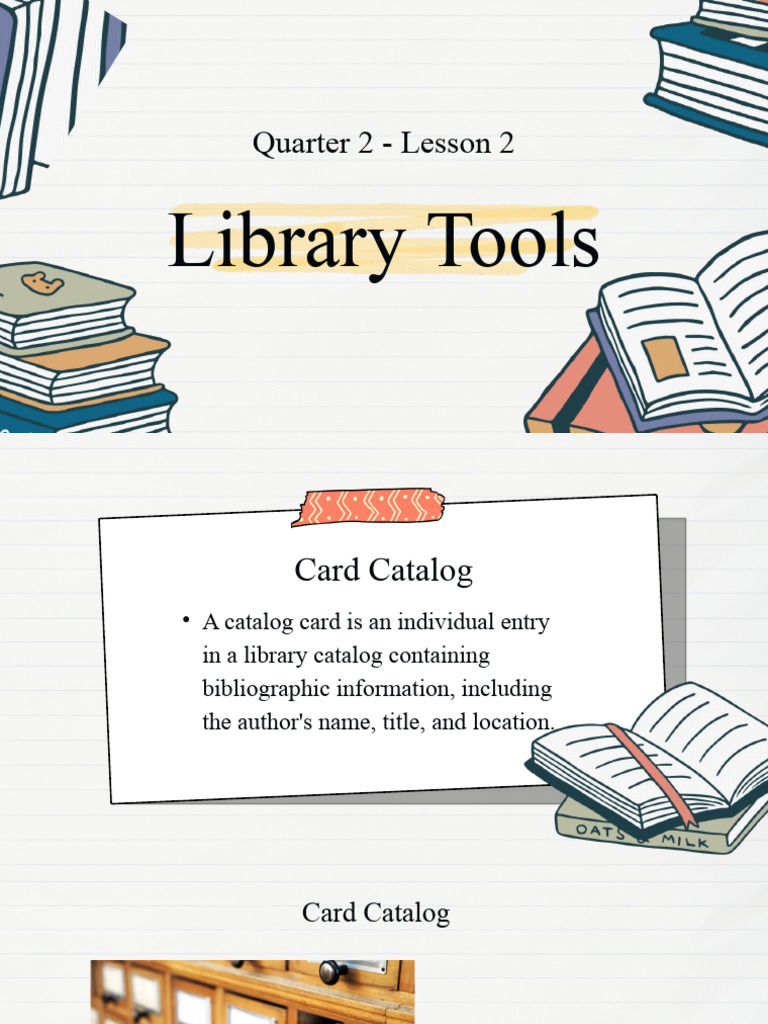 Library Tools | PDF