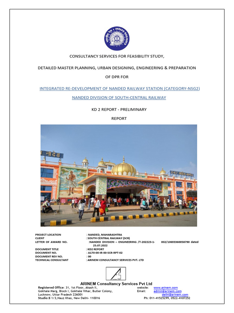 02 - Preliminary Report - Nanded | PDF | Transport | Land Transport
