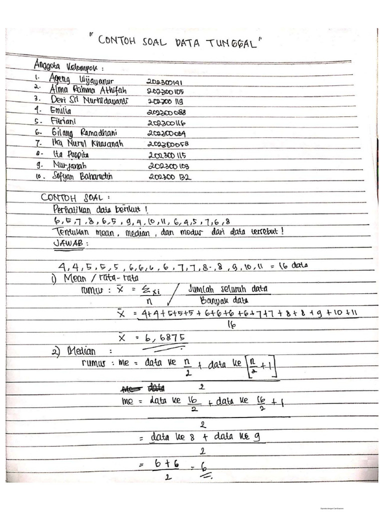 Tugas Statistika | PDF
