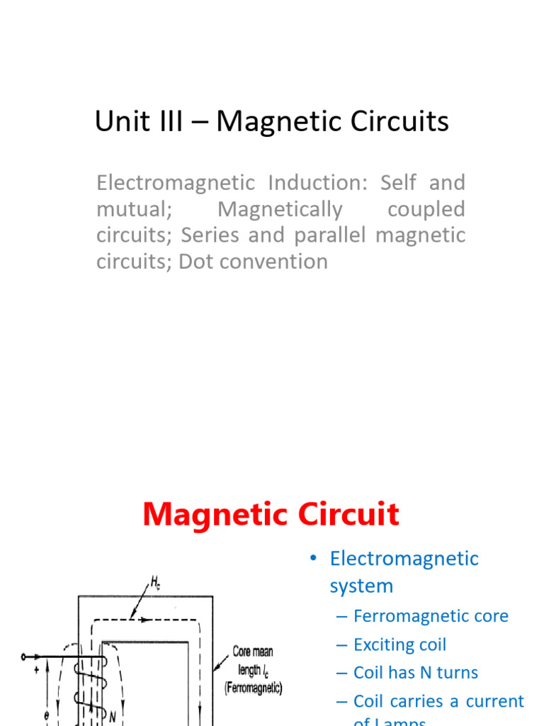Module 3: Magnetic Circuits | PDF