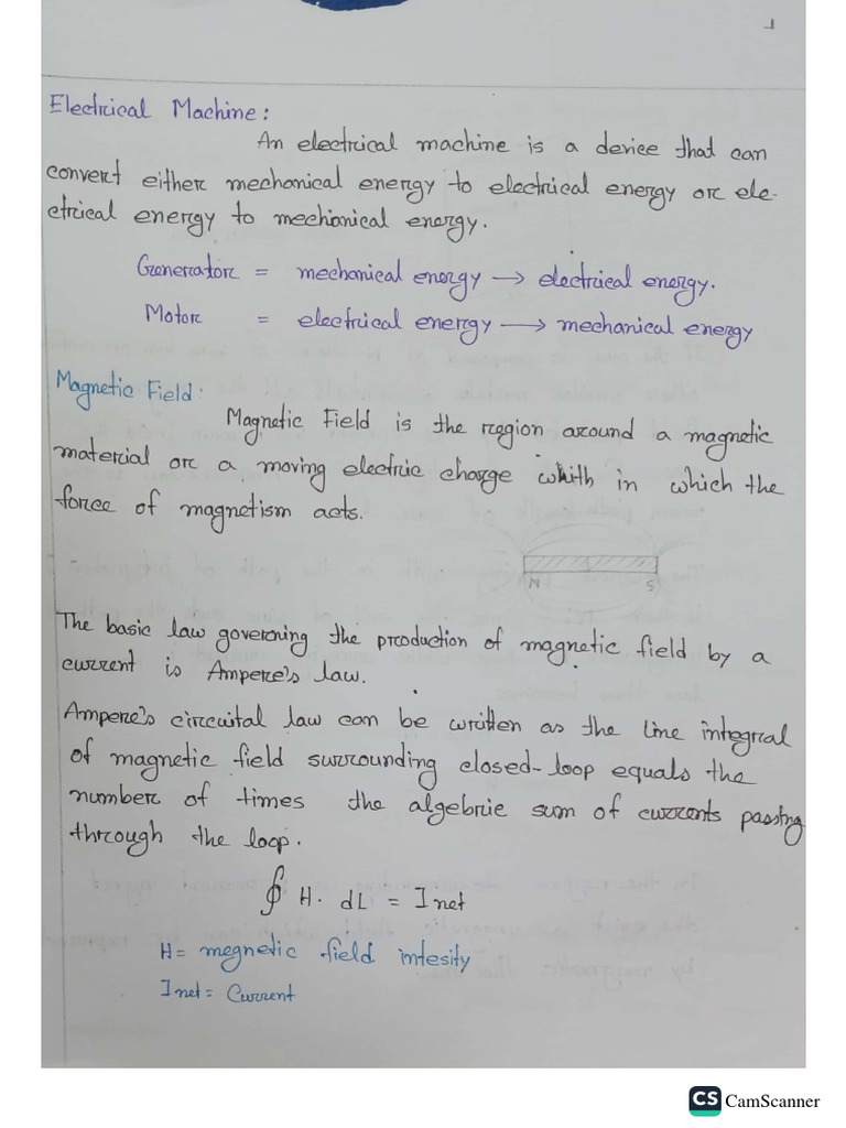 Energy Conversion 1.class Note | PDF
