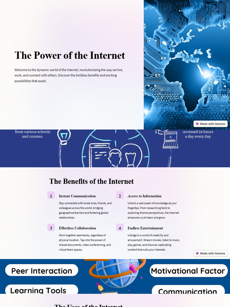 The Uses of The Internet | PDF