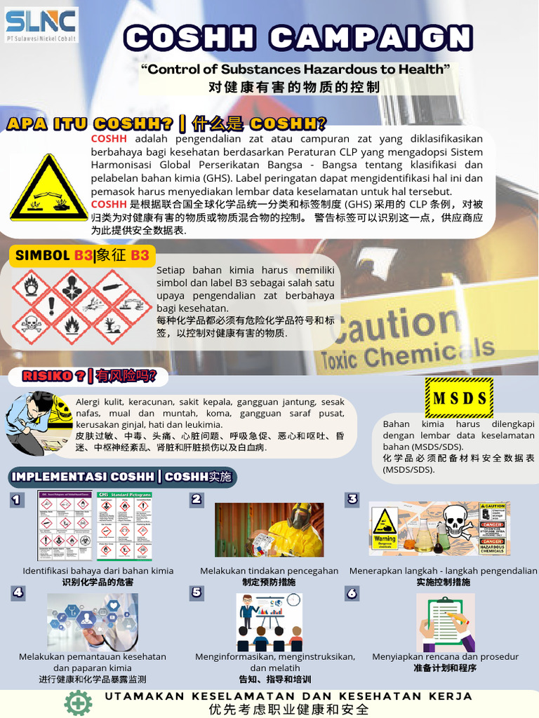 Poster - COSHH Campaign | PDF