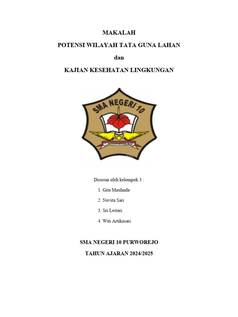 Makalah Sma 10 | PDF