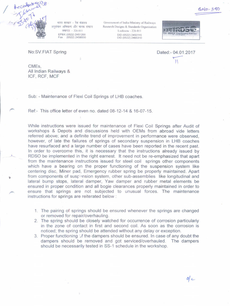 Coil Spring For Fiat Bogie | PDF