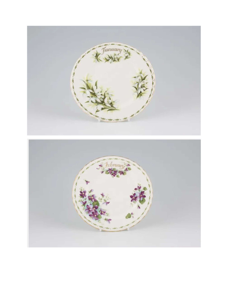 Royal Albert - Flower of The Month Series | PDF