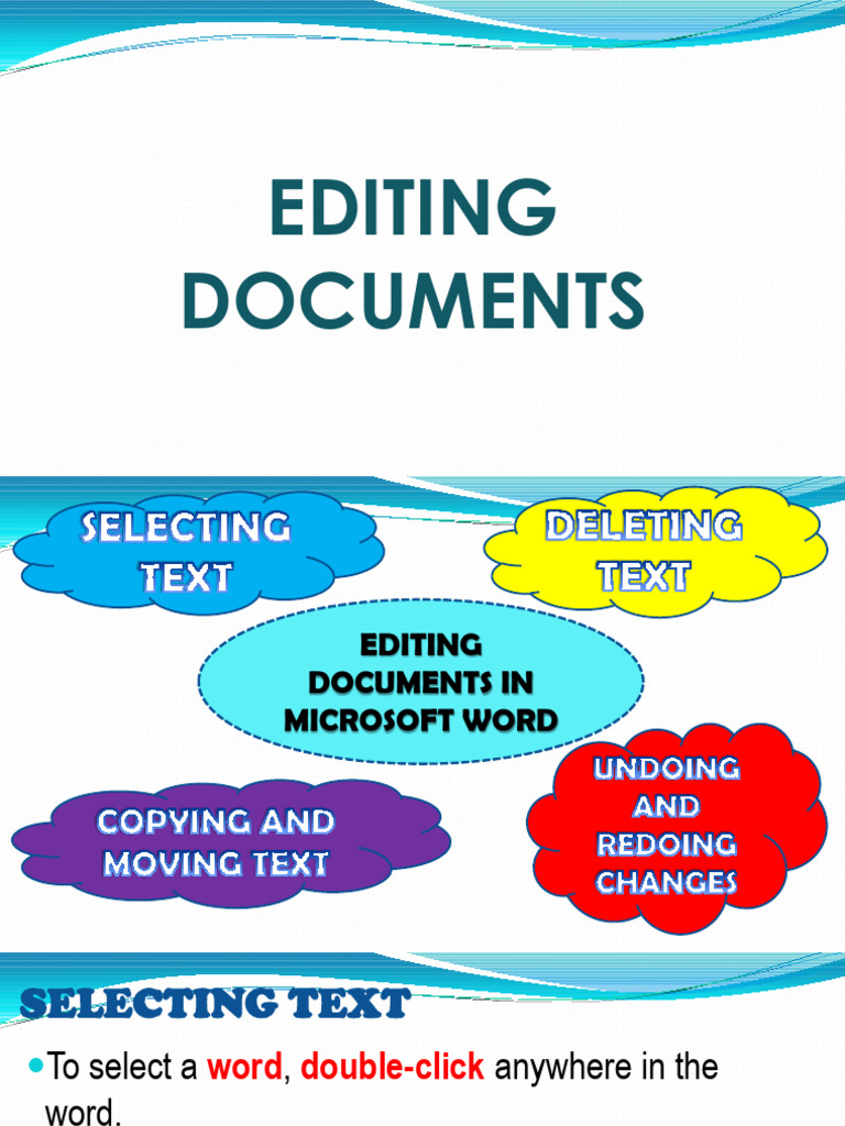 Editing Documents | PDF