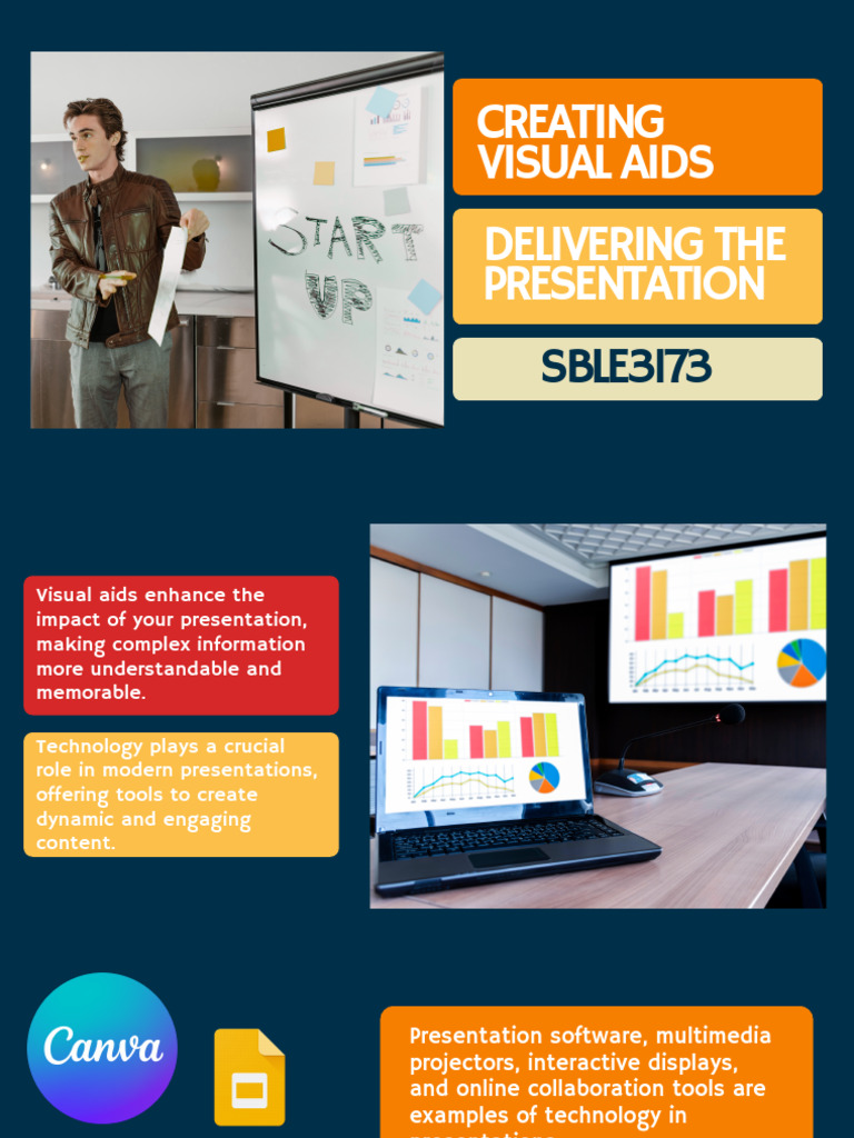 Creating Visual Aids Delivering The Presentation: SBLE3173 | PDF