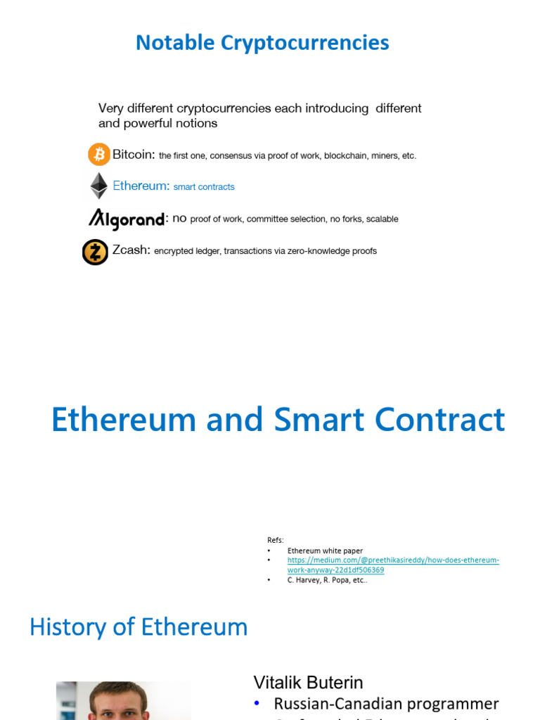 11-Ethereum and Smart Contract | PDF | Computer Programming | Secure Communication
