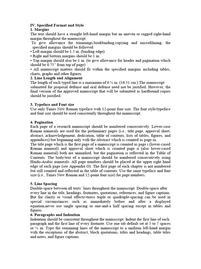 Reseach Format Guide | PDF