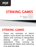 Physical Fitness Through Striking and Fielding Games | PDF | Interval ...
