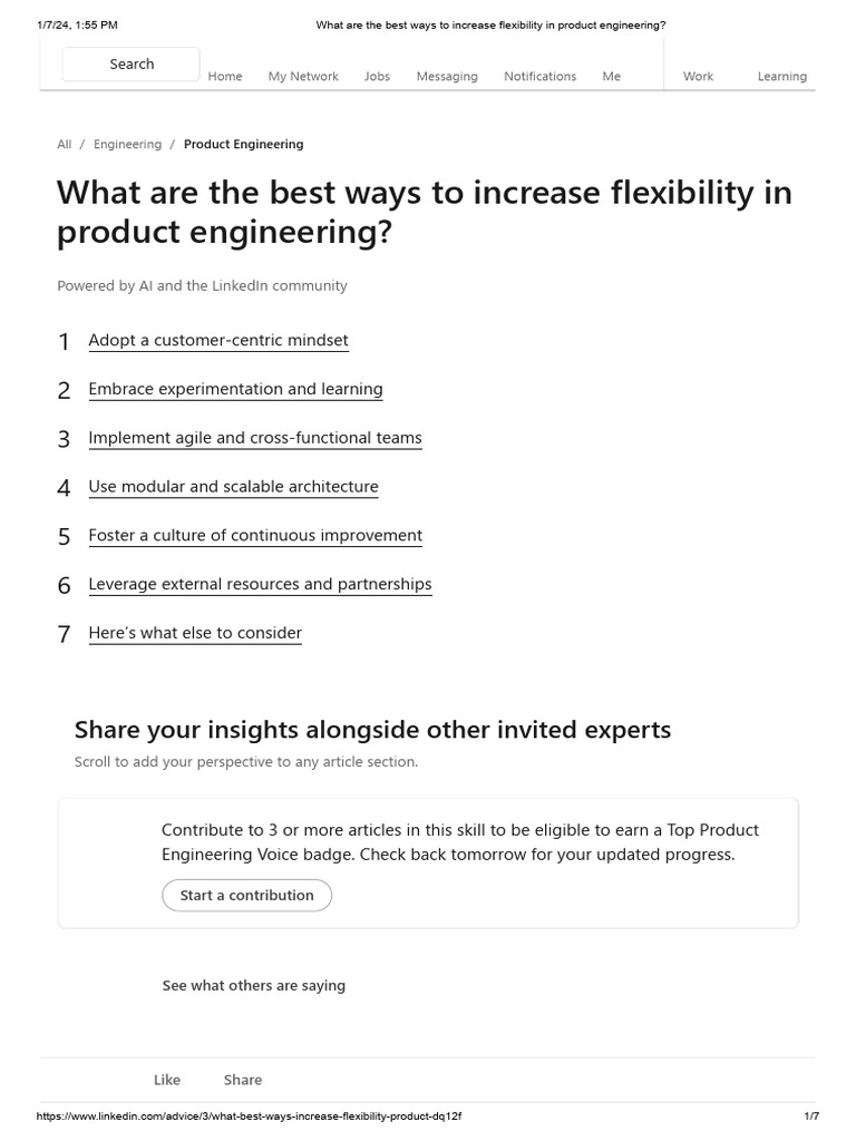 What Are The Best Ways To Increase Flexibility in Product Engineering ...