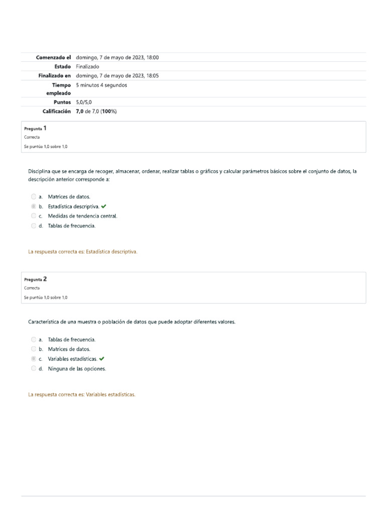Modulo 3 - Quiz 1 | PDF