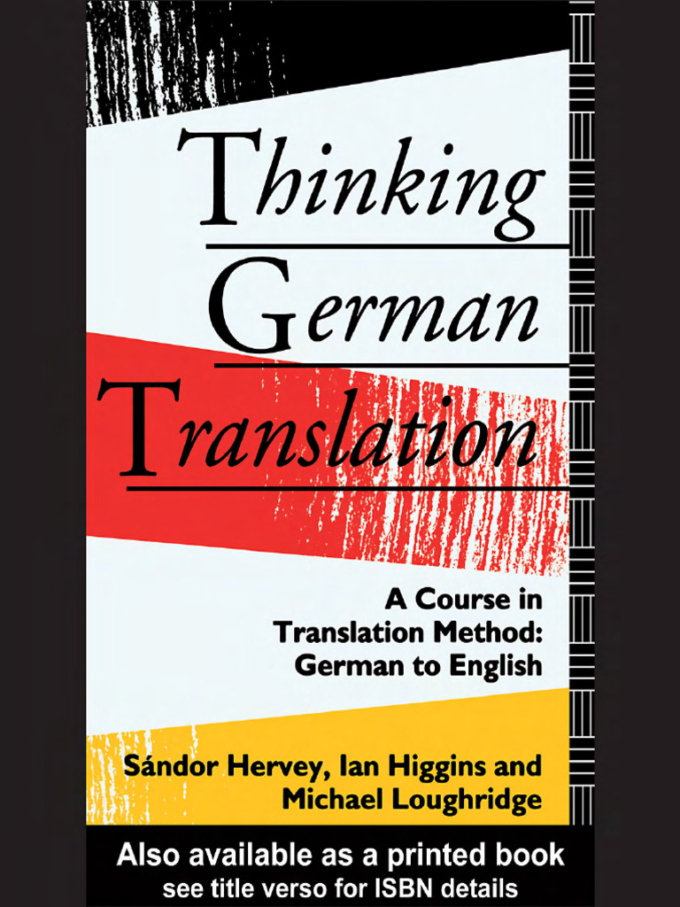 German to English Translation Methods | PDF | Translations | Exegesis