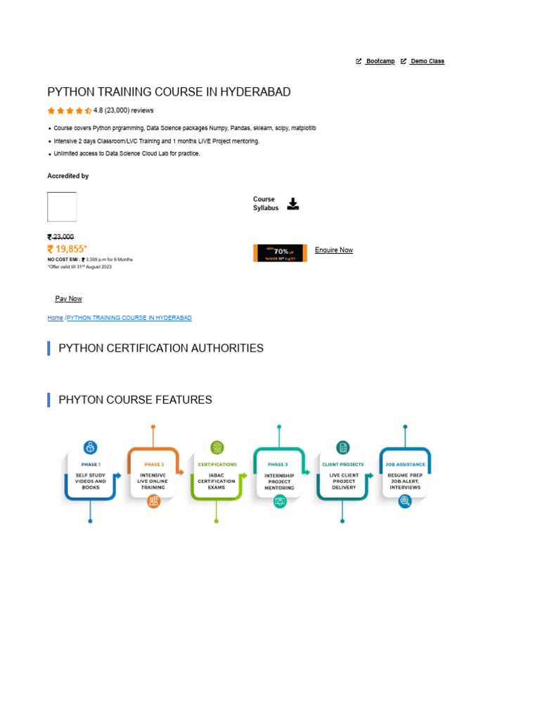 Python Syllabus | PDF