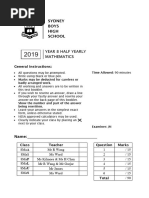 2024 Year 9 Half Yearly Notification-1 | PDF
