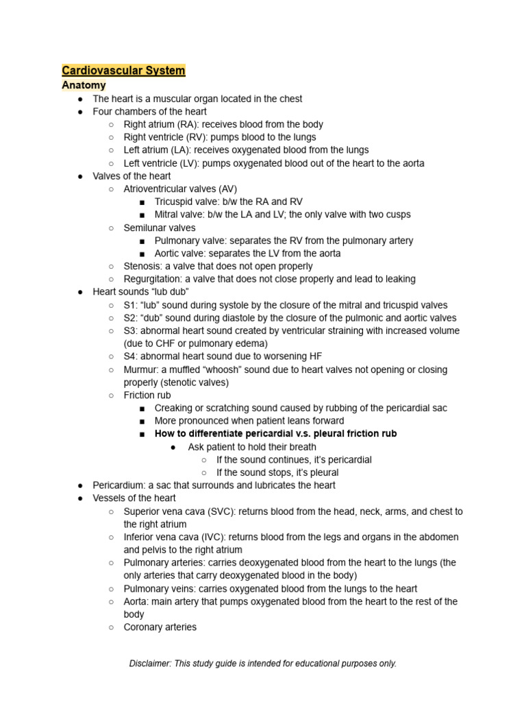 CMS RN | PDF | Heart Valve | Myocardial Infarction