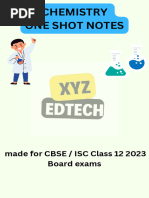 Class 12 Chemistry Quick Revision Notes | PDF | Aldehyde | Physical ...
