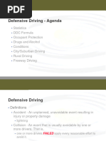 Defensive Driving Presentation-PowerPoint | PDF | Driving Under The ...