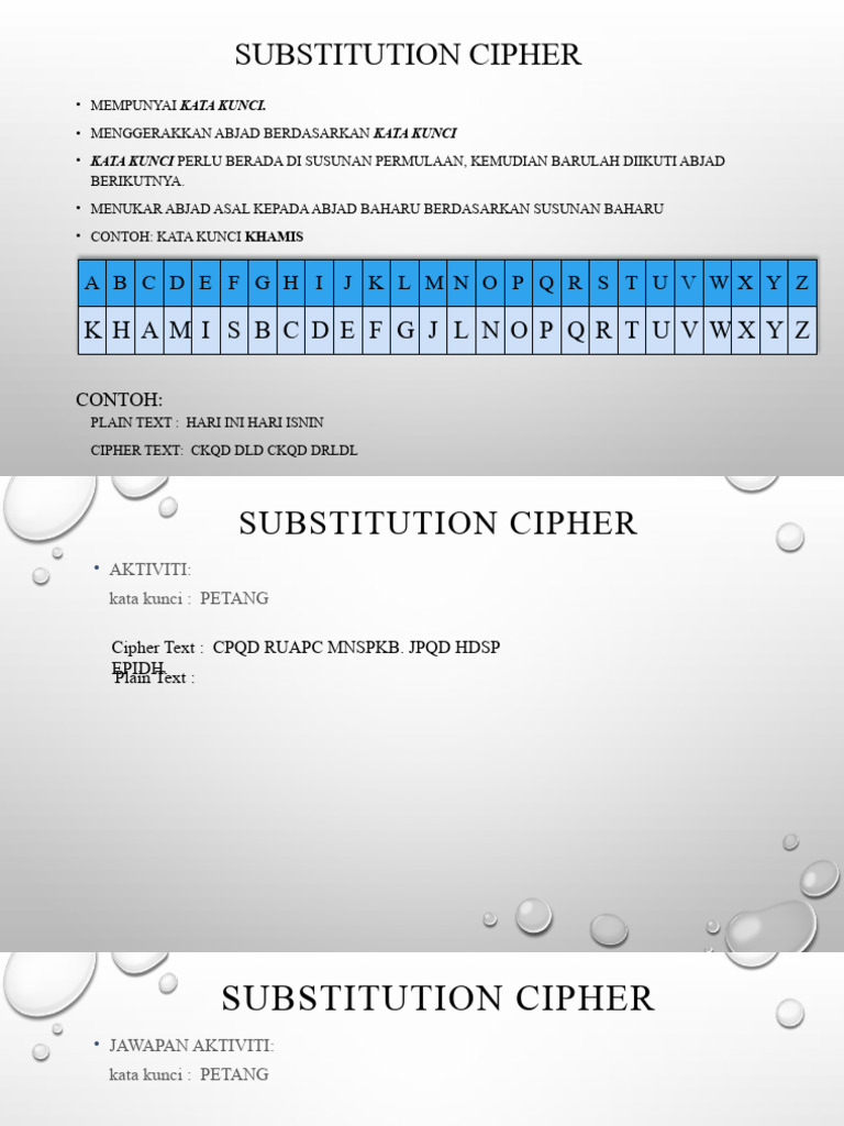 Substitution Cipher | PDF