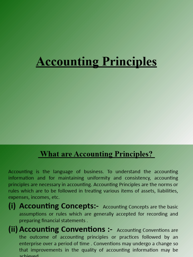 Accounting Principles | PDF | Historical Cost | Cost