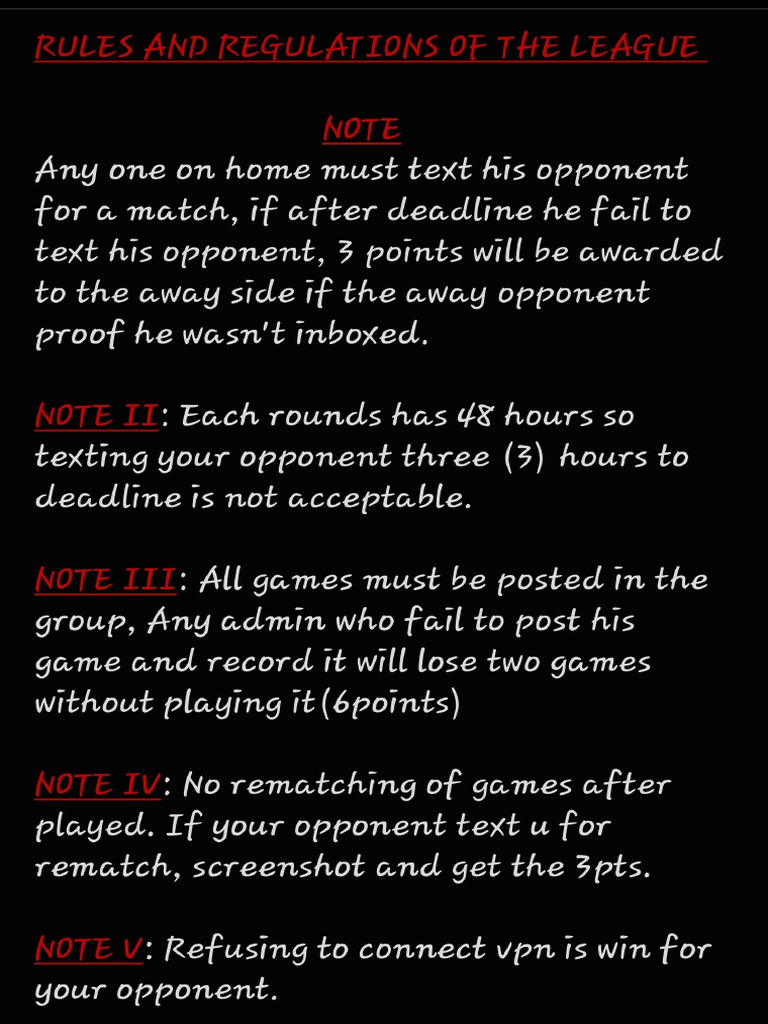 Updated Rules | PDF