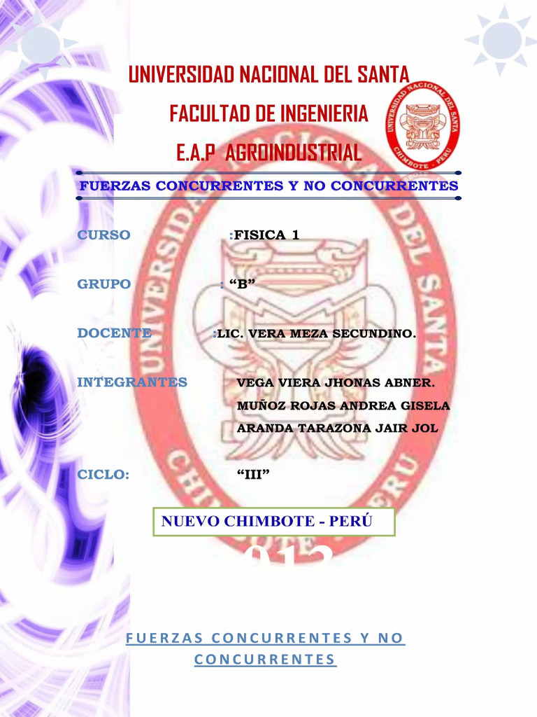 Fuerzas Concurrentes y No Concurrentes | PDF