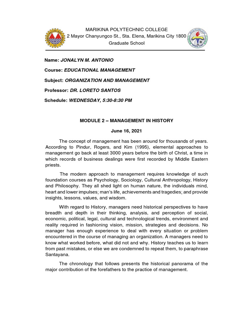 Module 2 - Jonalyn M. Antonio | PDF