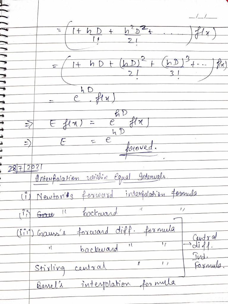 Interpolation L3 Maths | PDF
