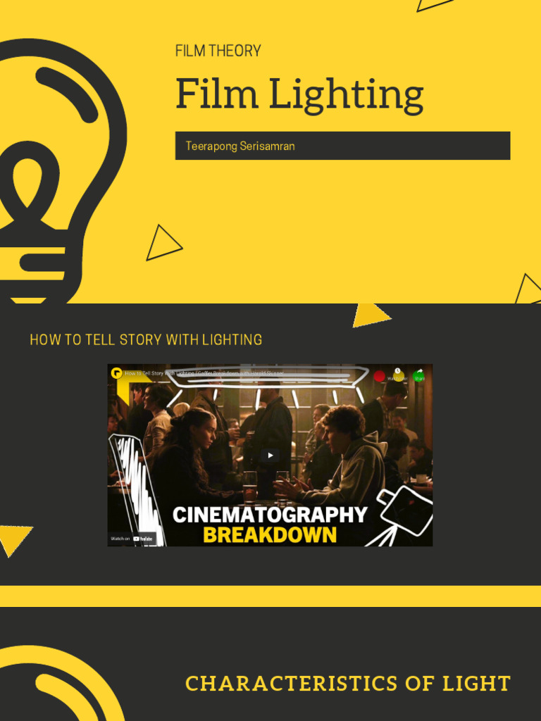 Film Lighting | PDF
