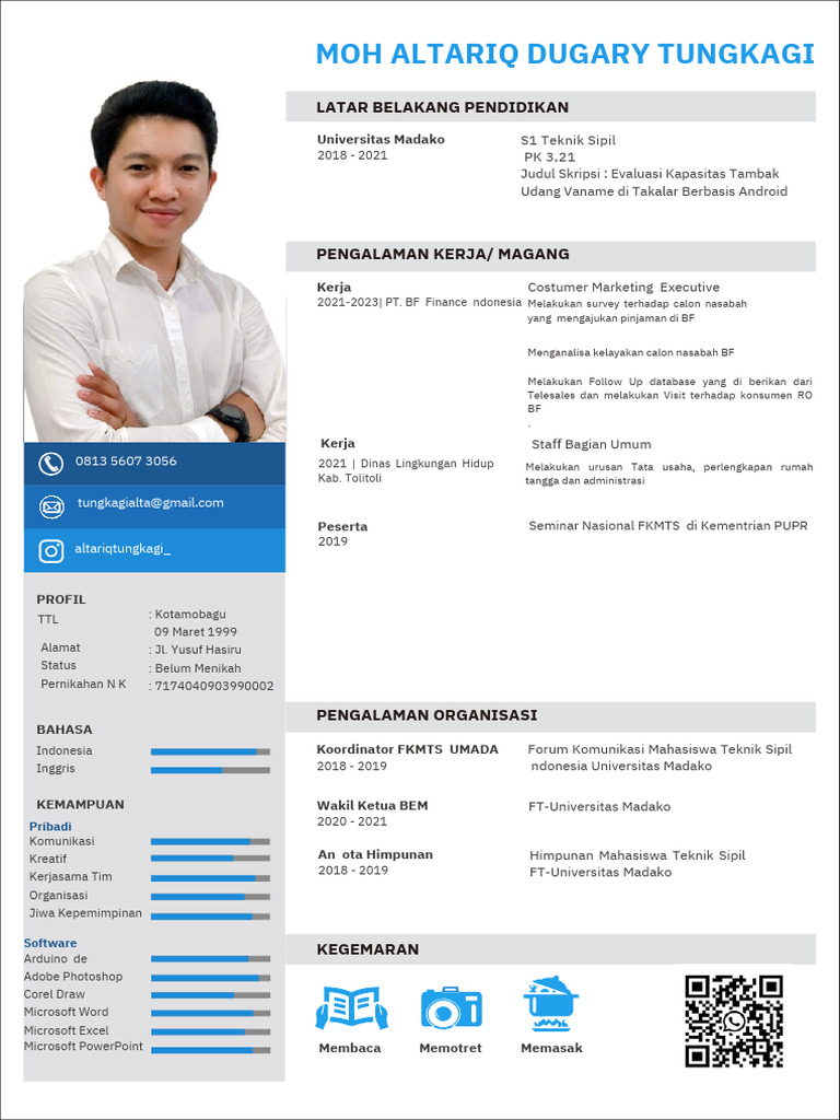 Contoh CV Moh Altariq | PDF
