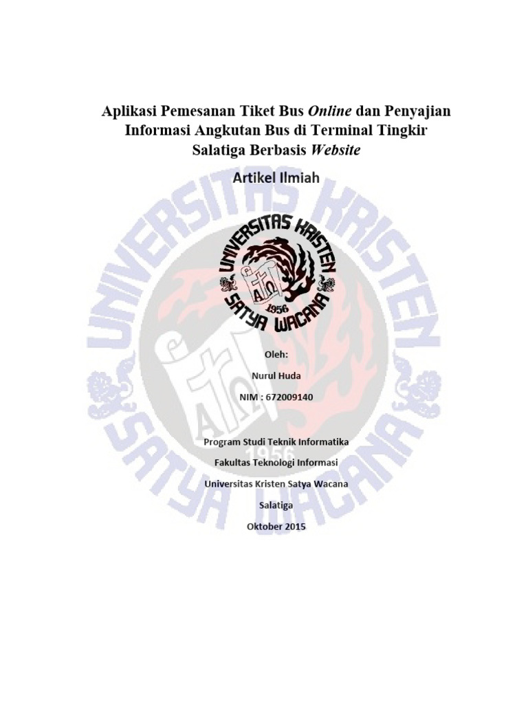 Dokumen - Tips - Aplikasi Pemesanan Tiket Bus Online Dan Penyajian ...